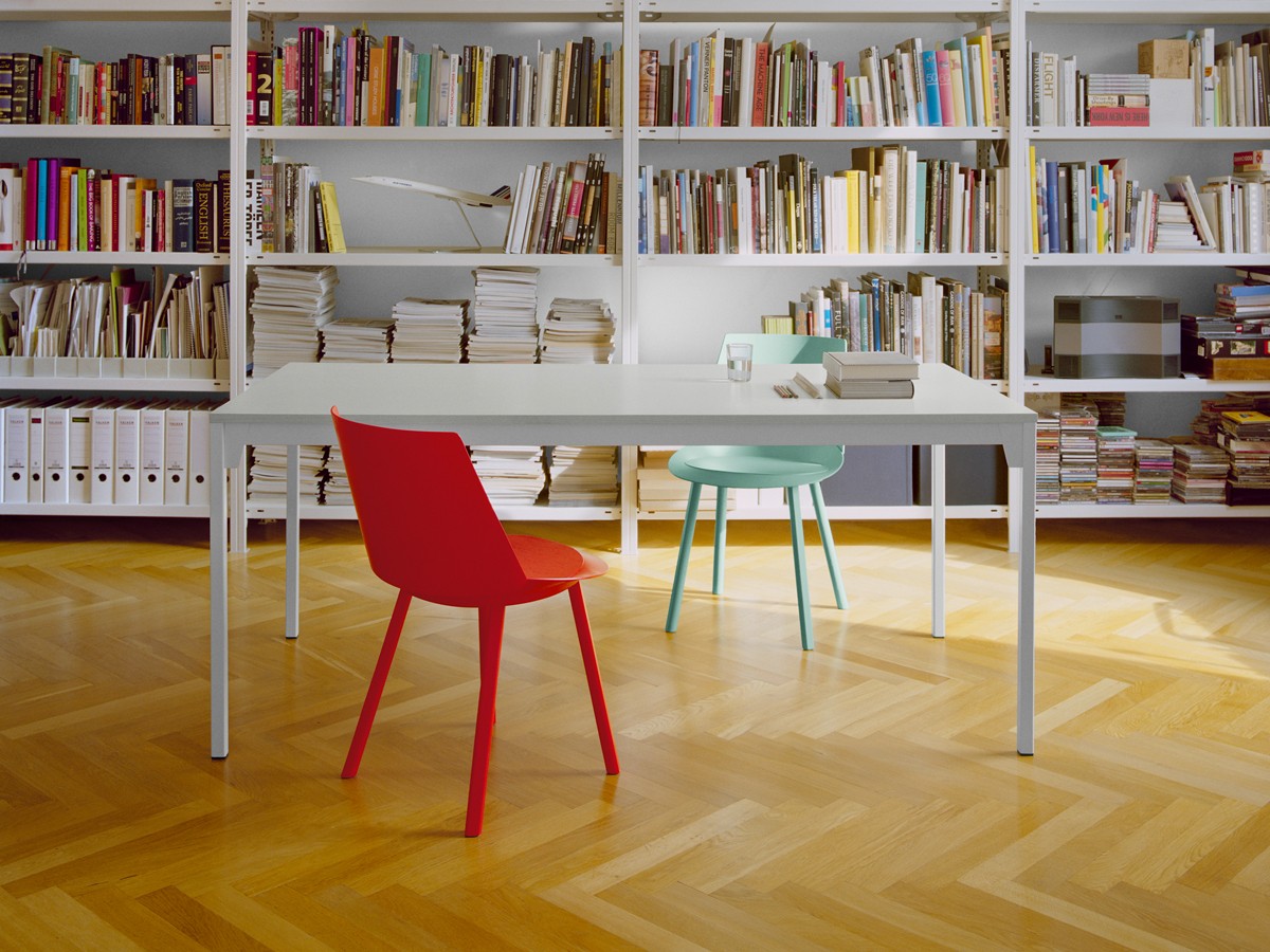Buy the E15 FK07 Frankfurt Table White at nest.co.uk