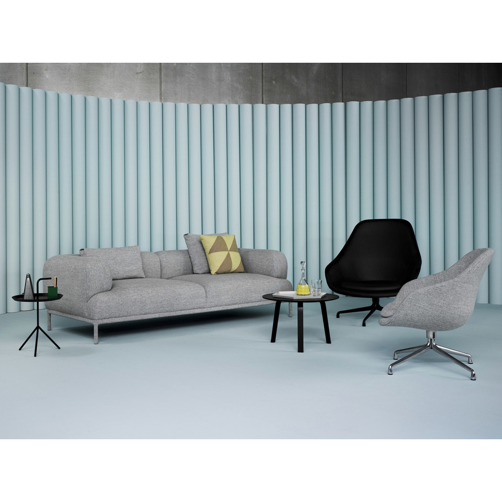 Buy the Hay About a Lounge Chair Low AAL 81 - Coated Aluminium Swivel ...