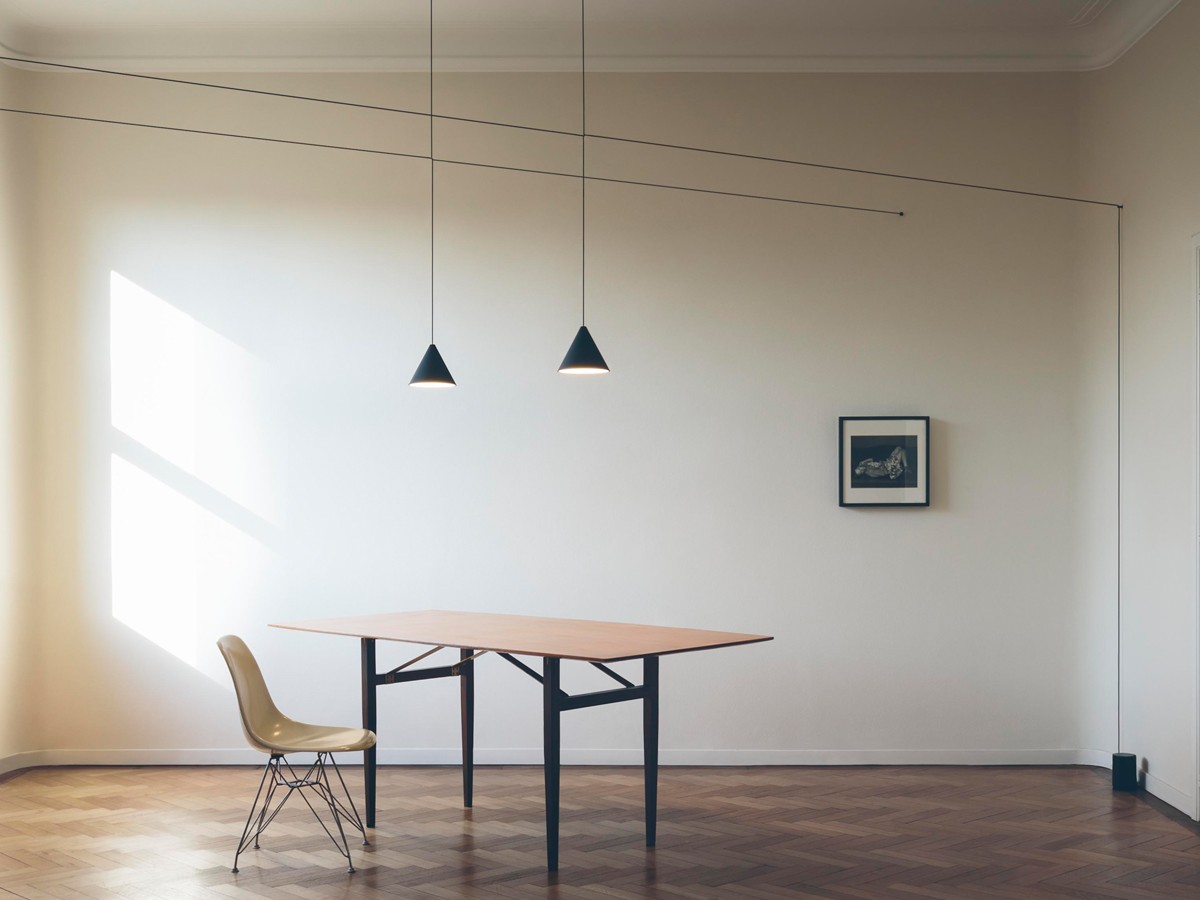 Buy the Flos String Suspension Light - Cone at nest.co.uk