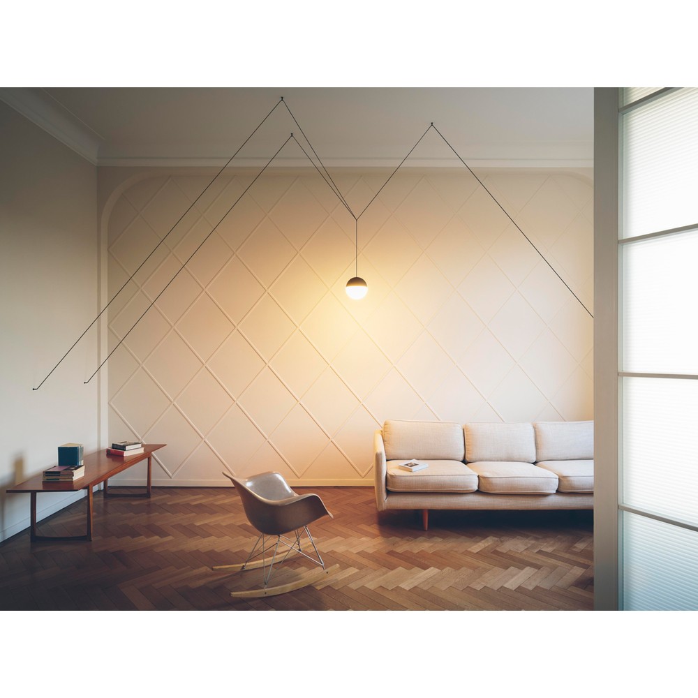 Buy the Flos String Suspension Light - Sphere at nest.co.uk