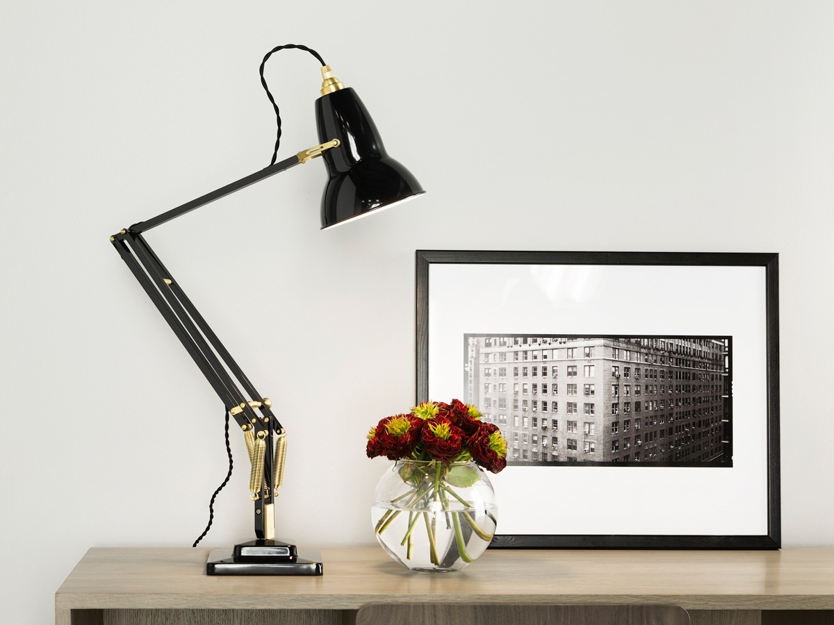 Buy the Anglepoise Original 1227 Brass Desk Lamp at nest.co.uk
