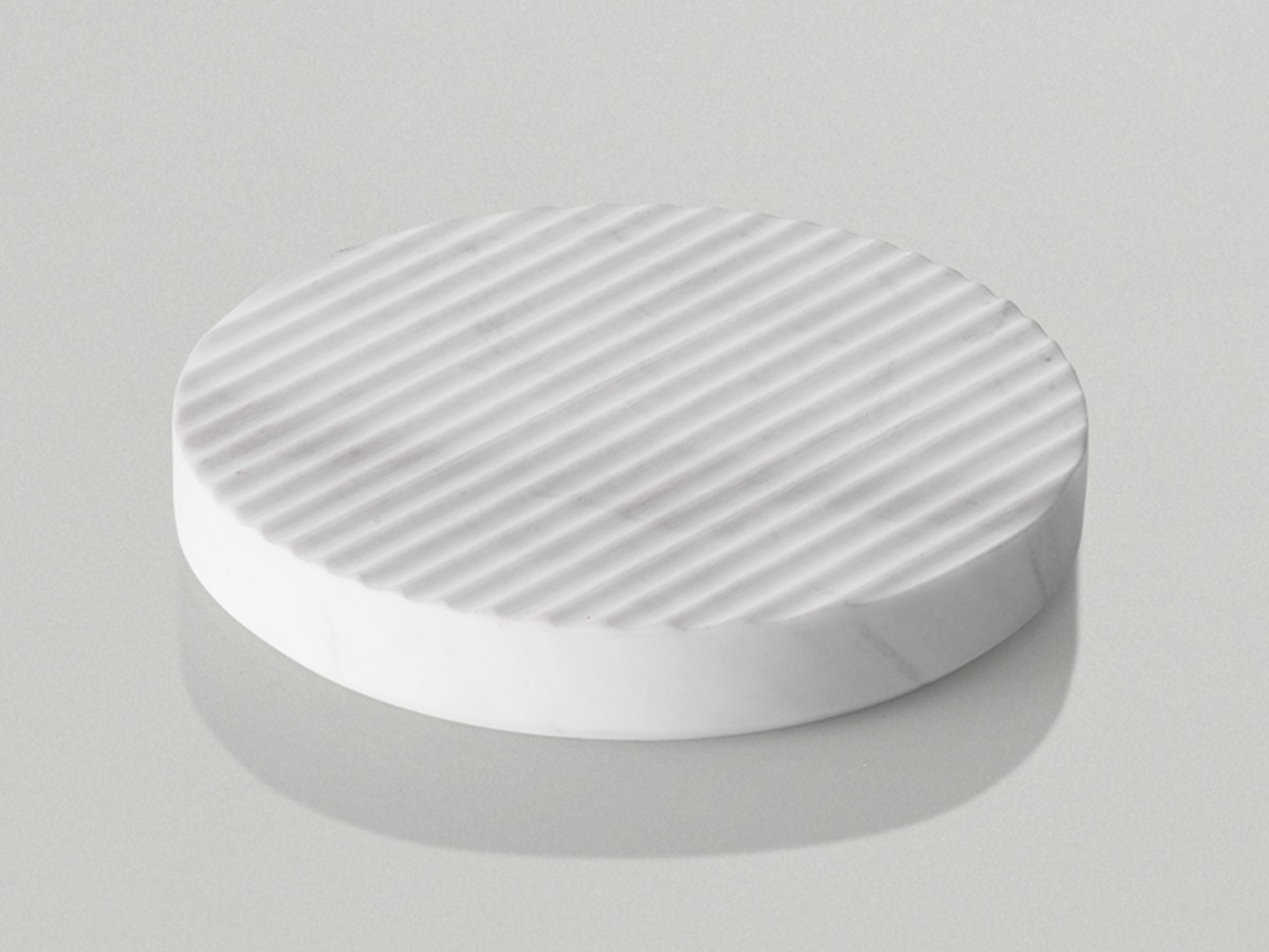 Buy the Muuto Groove Marble Trivet at nest.co.uk