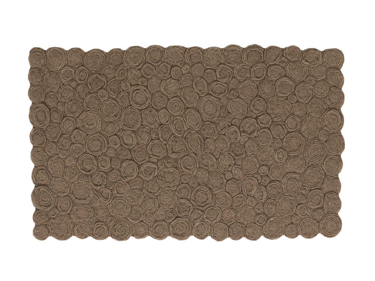 Buy the nanimarquina Spiral Rug - Brown at nest.co.uk