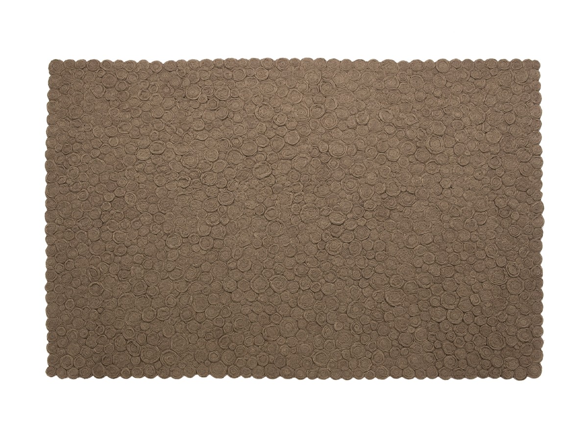 Buy the nanimarquina Spiral Rug - Brown at nest.co.uk