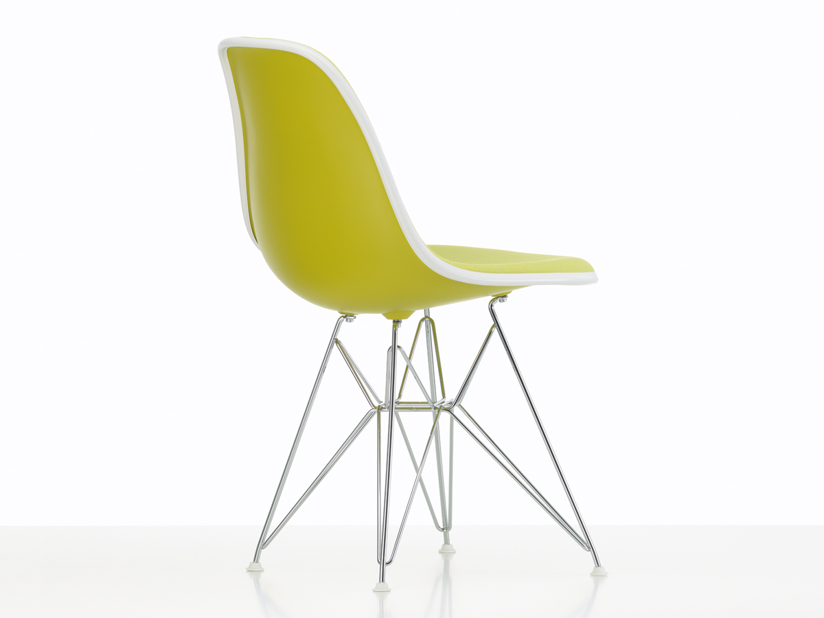 Buy the Vitra Upholstered DSR Eames Plastic Side Chair at nest.co.uk