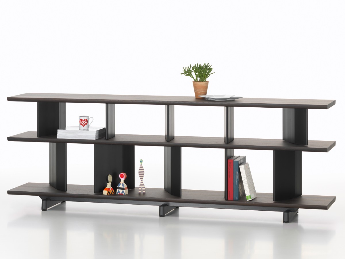 Buy the Vitra Planophore Wide Bookshelf Low at nest.co.uk
