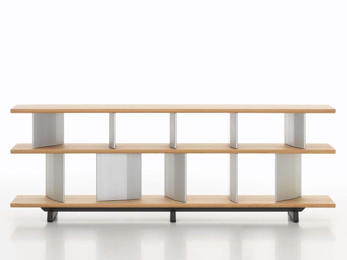 Buy the Vitra Planophore Wide Bookshelf Low at nest.co.uk