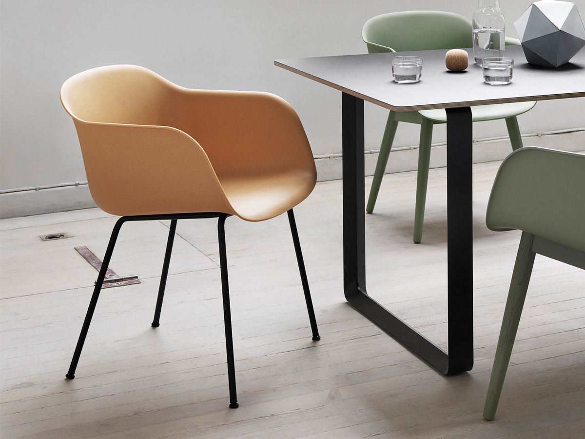 Buy the Muuto Fiber Armchair Tube Base at nest.co.uk