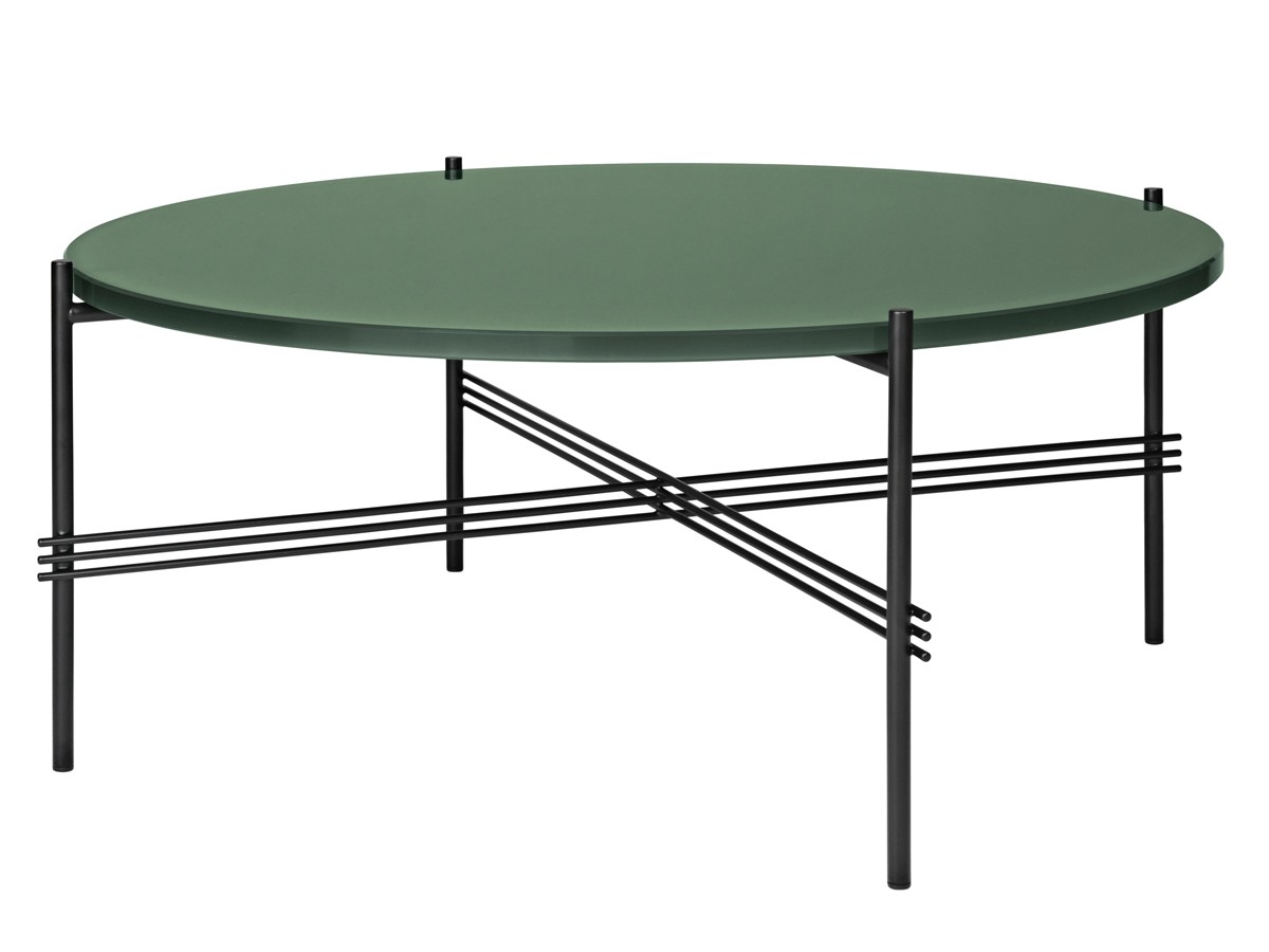 Buy the Gubi Gamfratesi TS Coffee Table - Glass - 80cm at nest.co.uk
