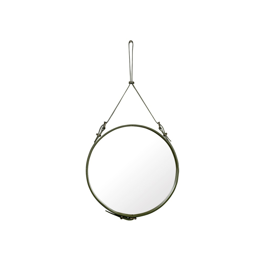 Buy the Gubi Adnet Circulaire Mirror Olive at nest.co.uk