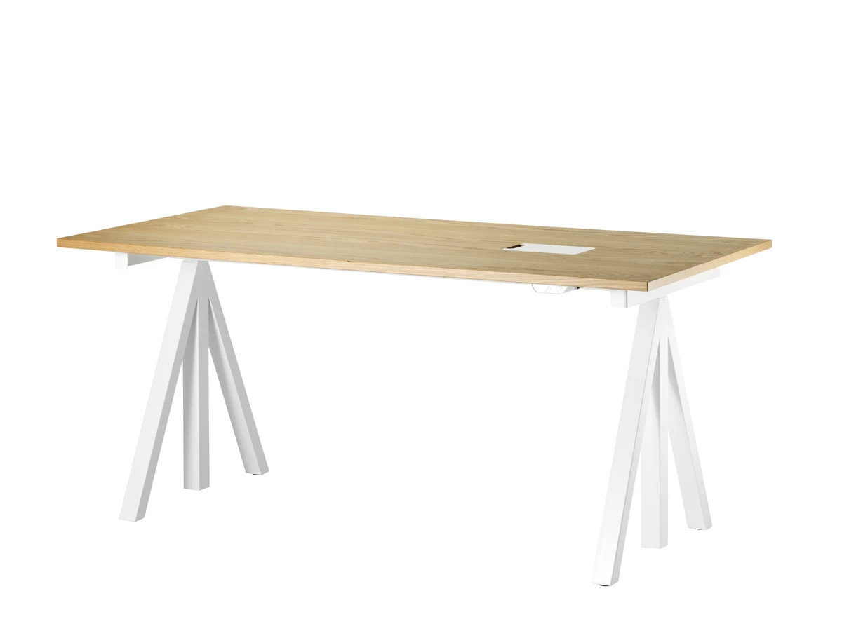 Buy the String Height-Adjustable Work Desk at nest.co.uk