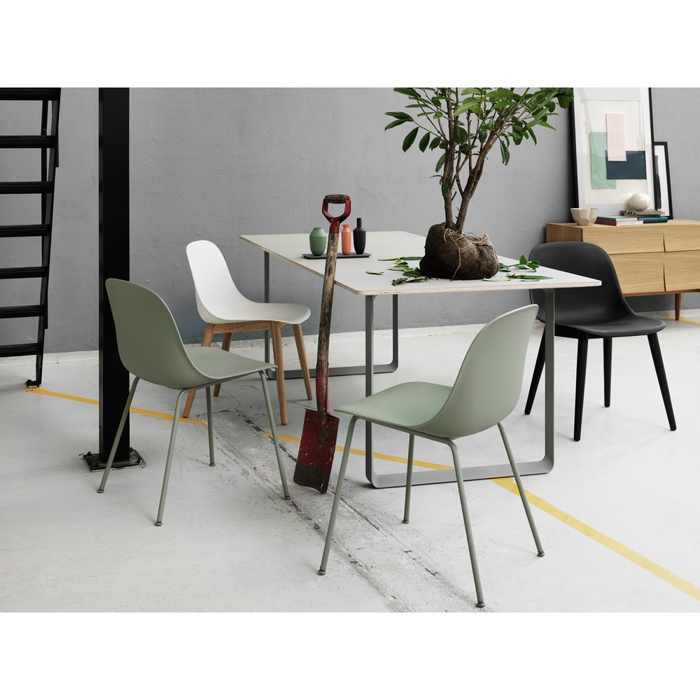 Buy the Muuto Fiber Side Chair Tube Base at nest.co.uk