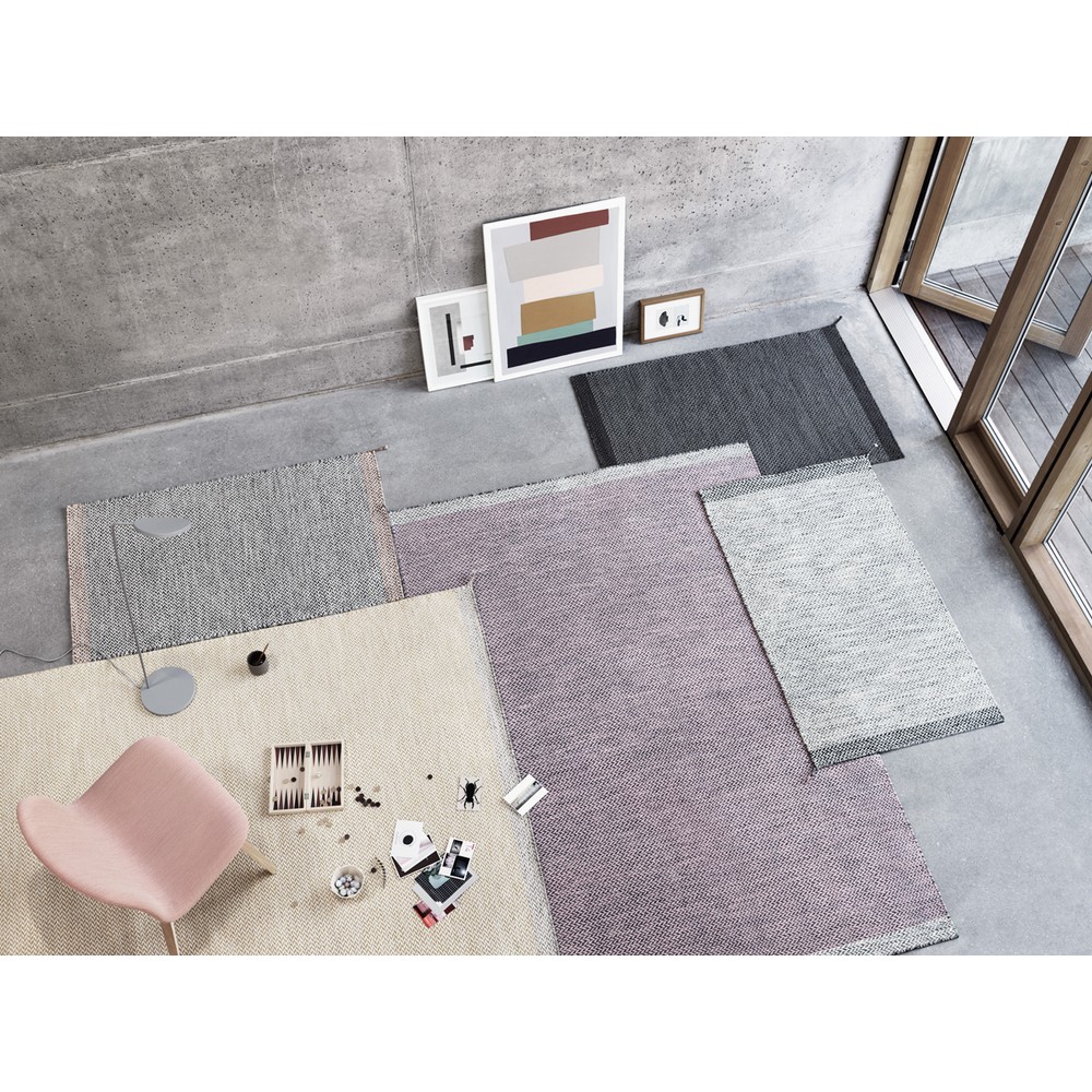 Buy the Muuto Ply Rug - Black/White at nest.co.uk