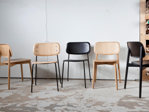 Buy the Hay Soft Edge 12 Chair Wood Frame at Nest.co.uk