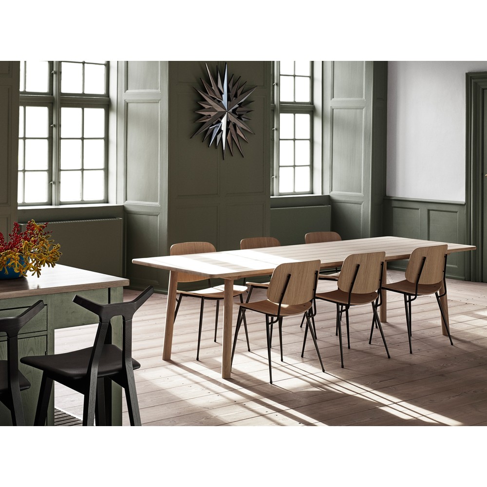 Buy the Fredericia Soborg Chair - Steel Frame at nest.co.uk