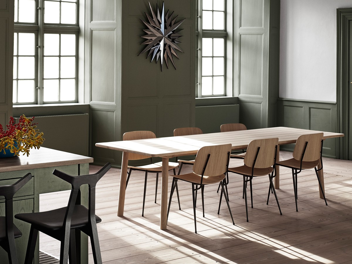 Buy the Fredericia Soborg Chair - Steel Frame at nest.co.uk