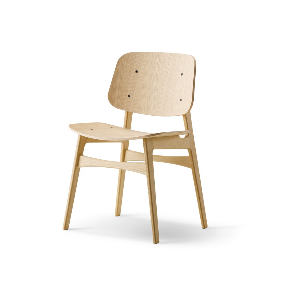 Buy the Fredericia Soborg Chair - Wooden Frame at nest.co.uk