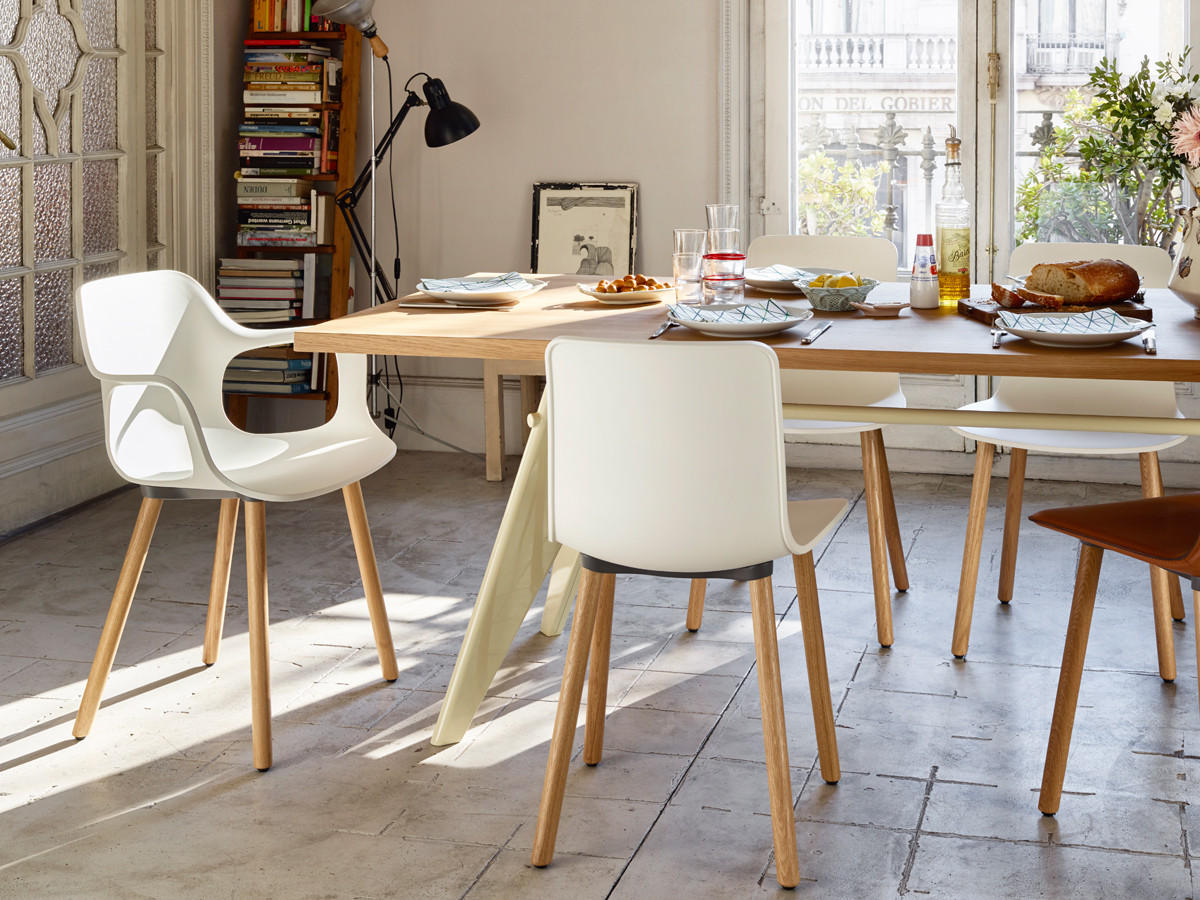 Buy the Vitra HAL Wood Chair at Nest.co.uk