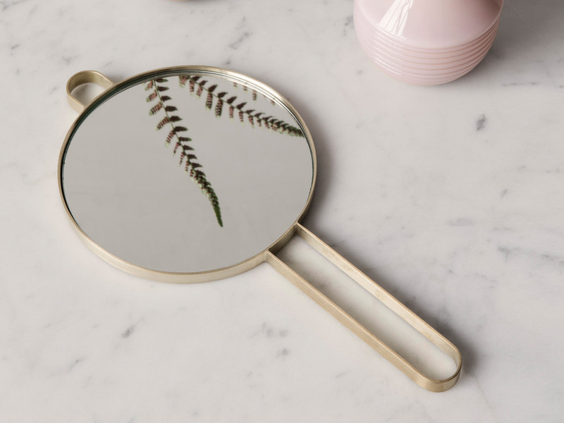 Buy the Ferm Living Poise Hand Mirror at nest.co.uk