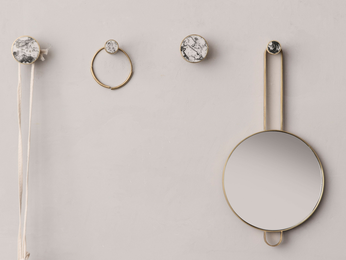 Buy the Ferm Living Poise Hand Mirror at nest.co.uk