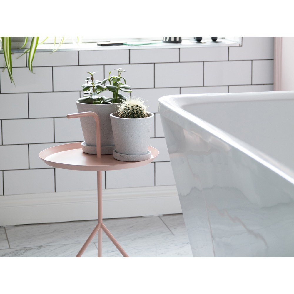 Buy the Hay Flowerpot with Saucer - Grey at nest.co.uk