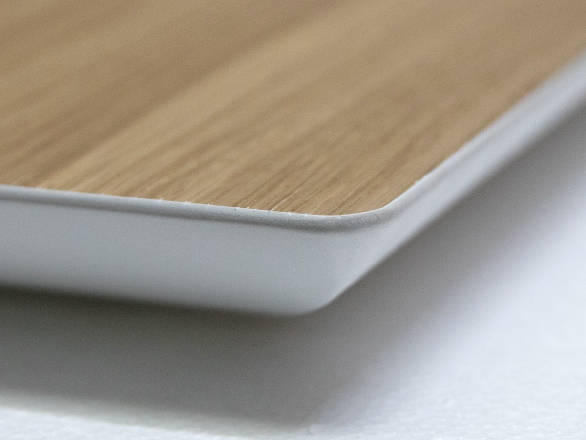 Buy the Arper Gher Rectangular Table Natural Oak at nest.co.uk
