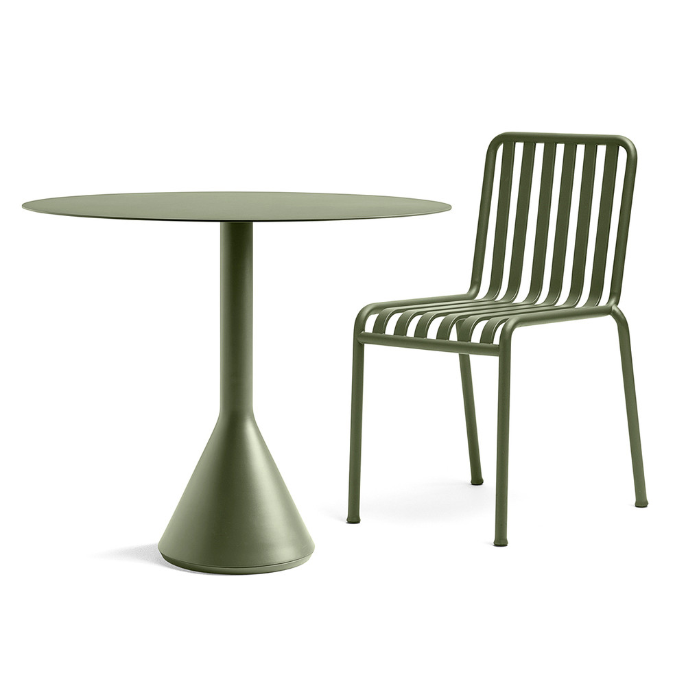 Buy the Hay Palissade Outdoor Cone Table - Round at nest.co.uk