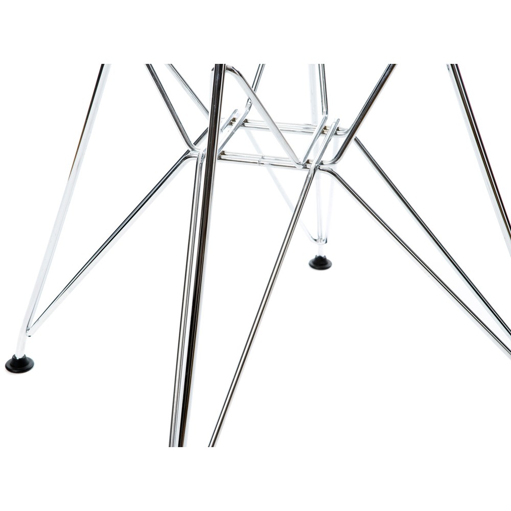 Buy the Vitra DSR Eames Plastic Side Chair - Chrome Base at nest.co.uk