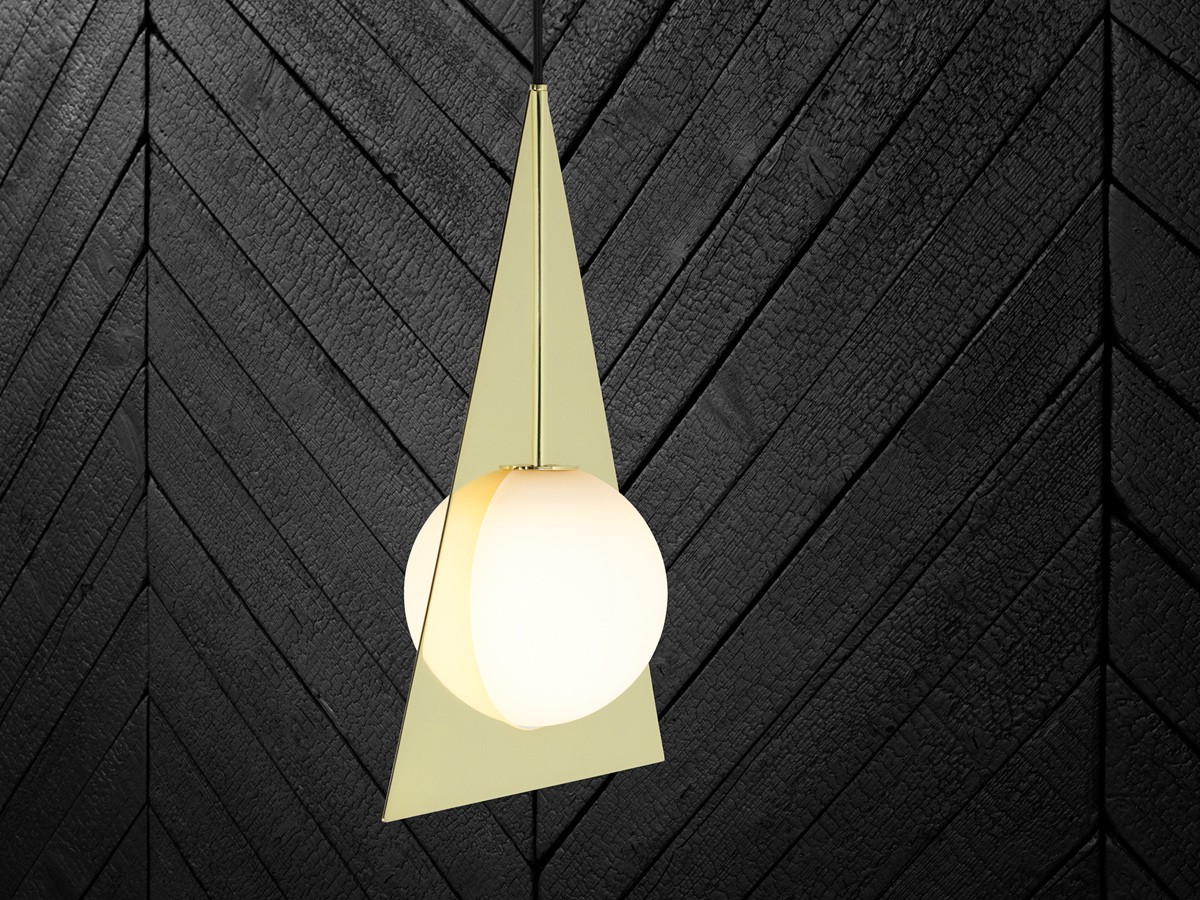 Buy the Tom Dixon Plane Triangle Pendant Light at nest.co.uk