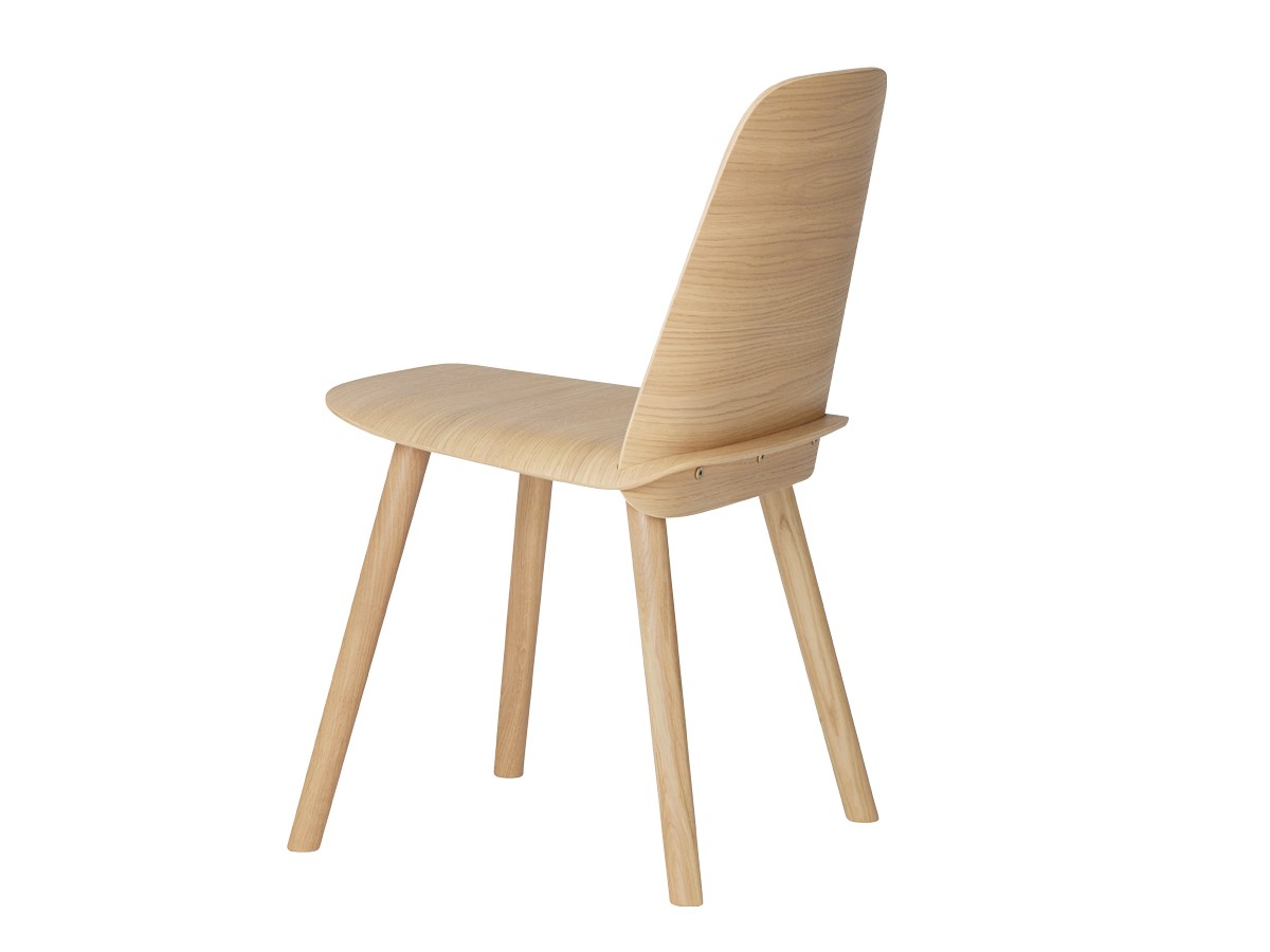 Buy the Muuto Nerd Chair Natural Oak at nest.co.uk