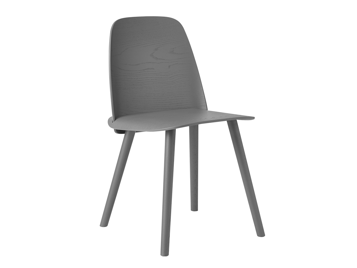 Buy the Muuto Nerd Chair Lacquered Ash at Nest.co.uk