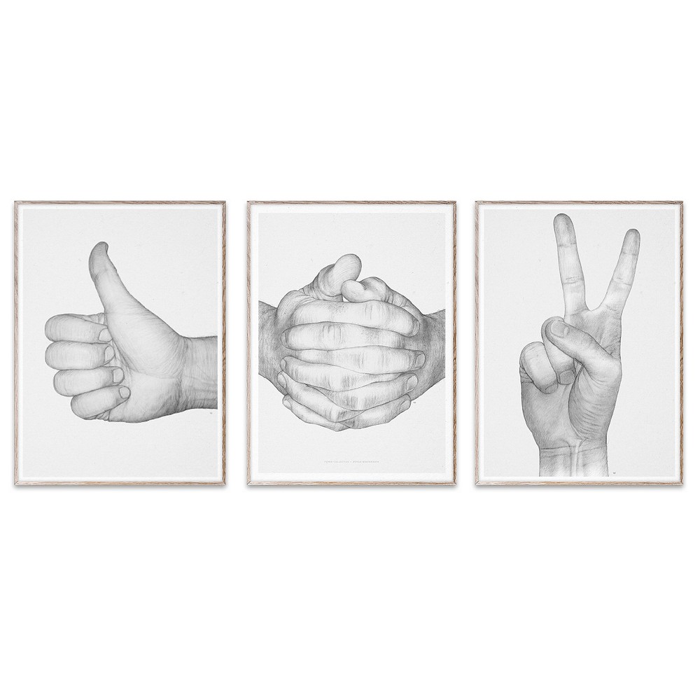 Buy the Paper Collective Hands Print Collection at nest.co.uk