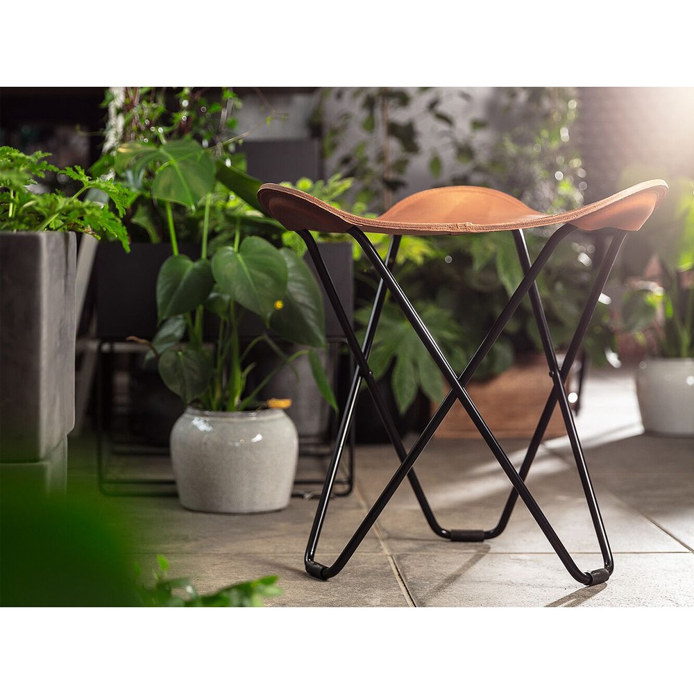 Cuero Design | Original Leather Swedish Butterfly Chair | nest.co.uk