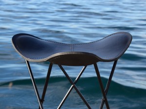 Buy the Cuero Design Flying Goose Stool - Leather at nest.co.uk