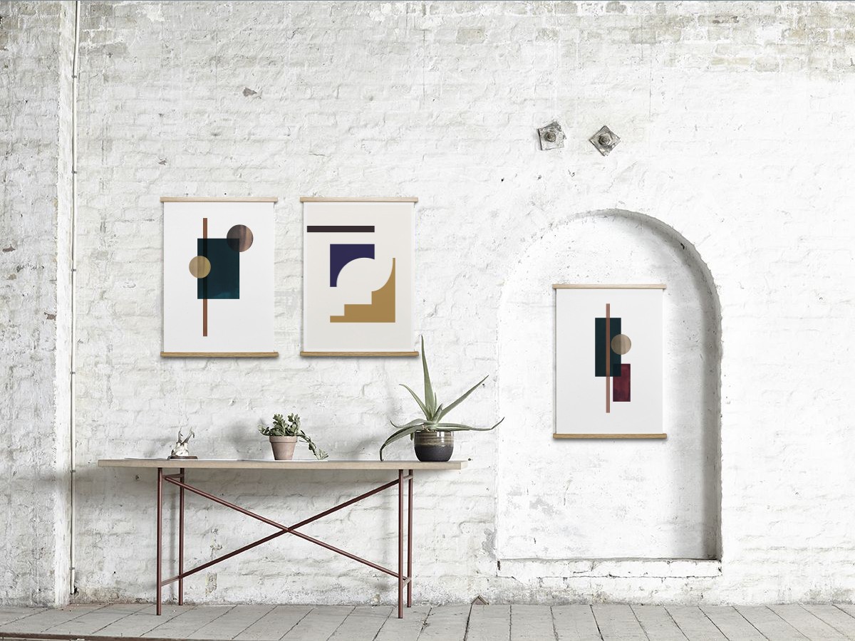 Buy the Paper Collective Shapes of Colour Print Collection at nest.co.uk