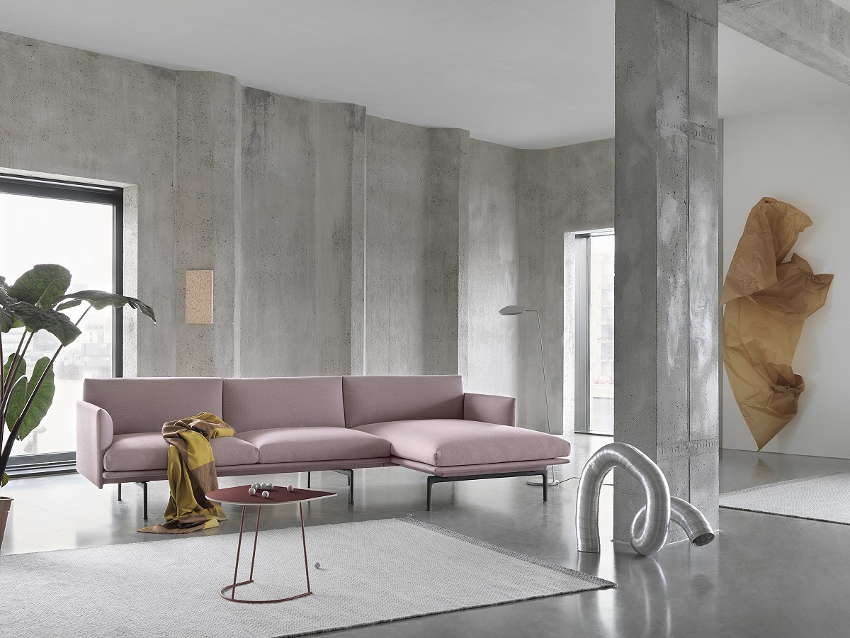 Buy the Muuto Outline Sofa with Chaise Longue at nest.co.uk