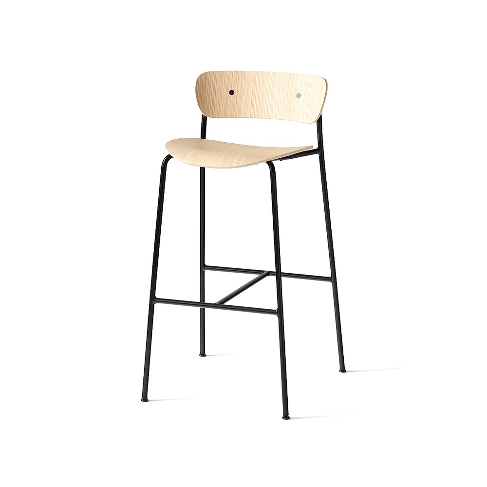 Buy the &Tradition AV9 Pavilion Bar Stool in AV9 - Unupholstered Seat ...