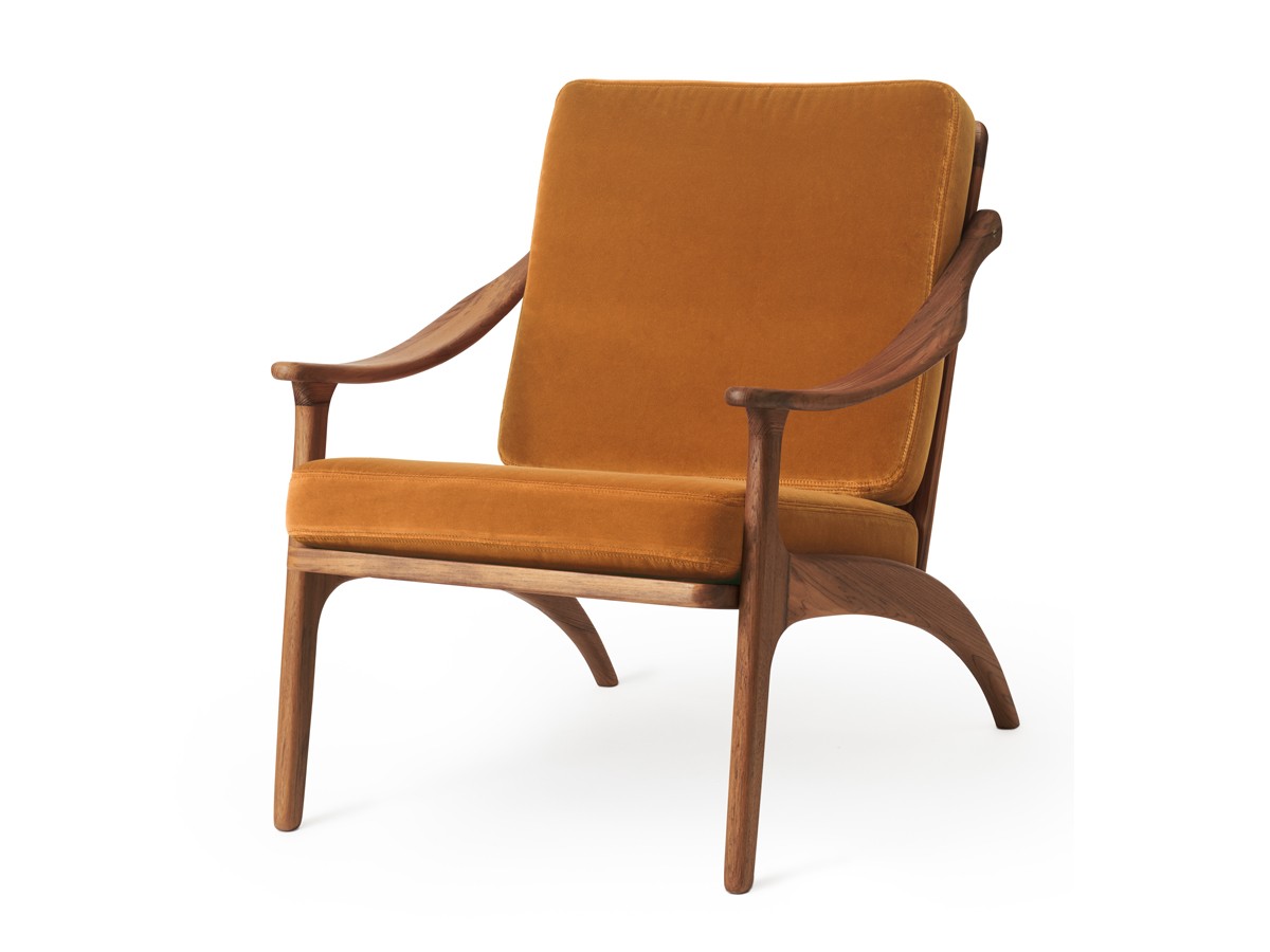 Buy the Warm Nordic Lean Back Lounge Chair - Teak Frame at nest.co.uk