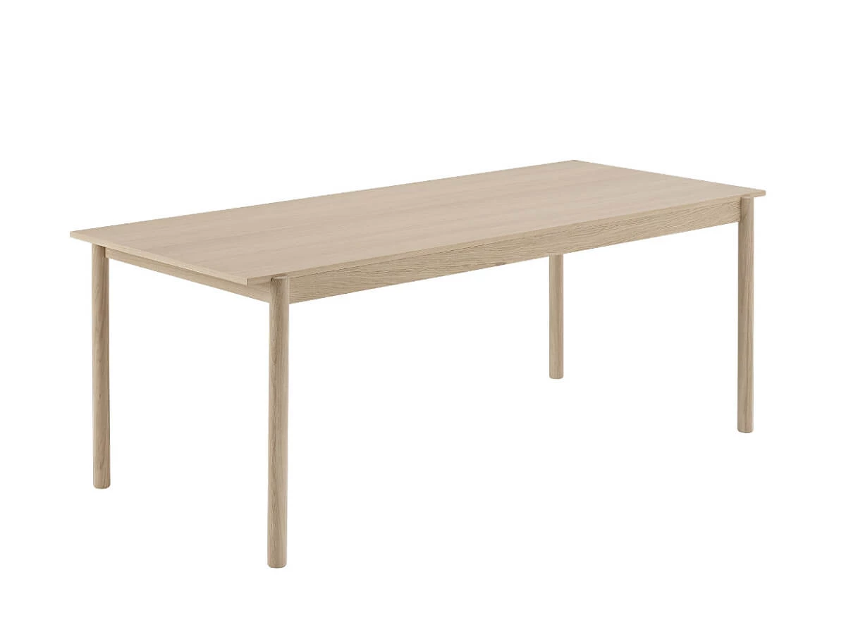 Buy the Muuto Linear Wood Table in Length: 200cm at nest.co.uk