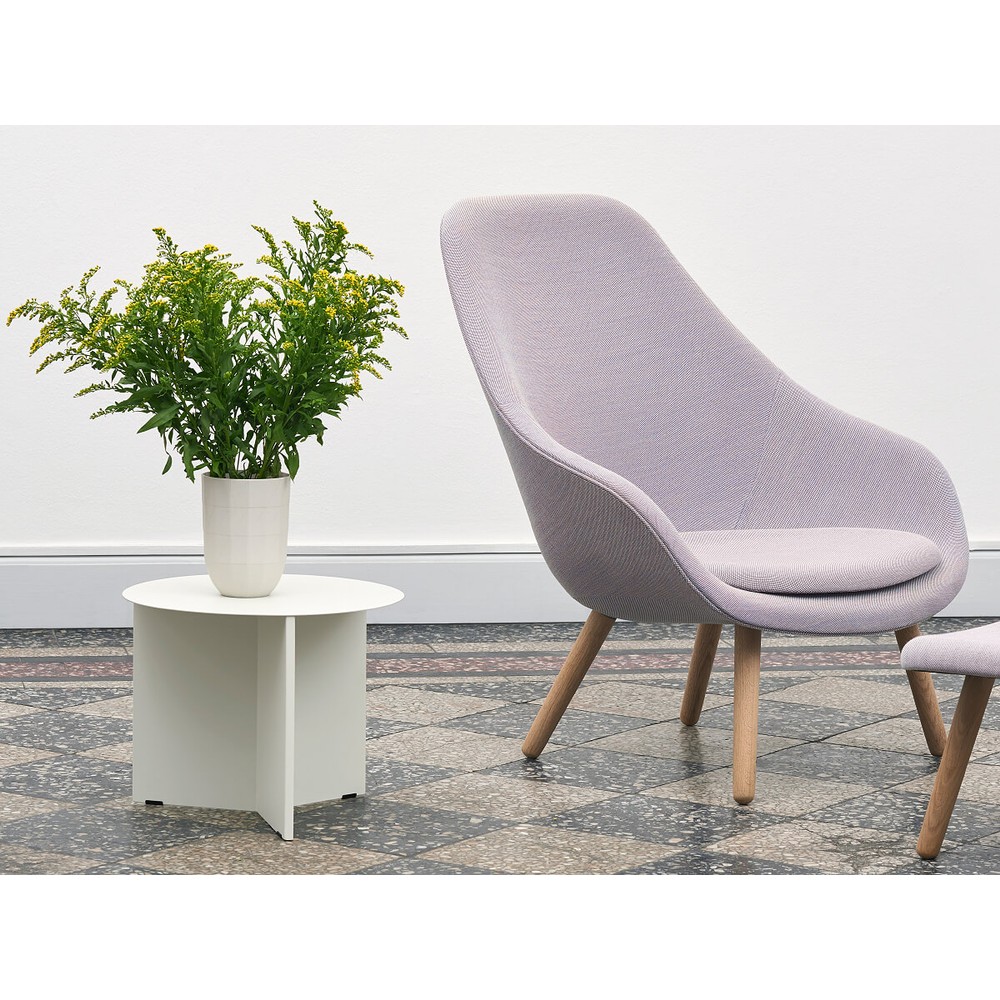 Buy the Hay Slit Table - Round at nest.co.uk