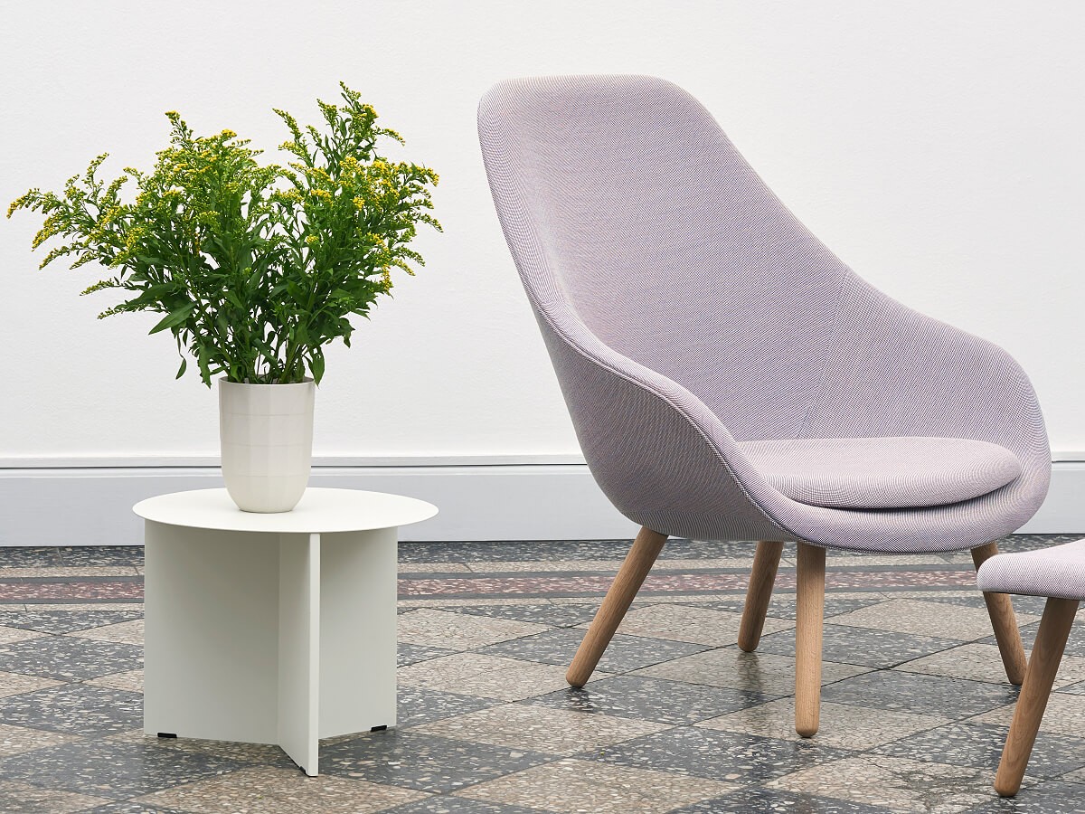 Buy the HAY Slit Table - Round at nest.co.uk