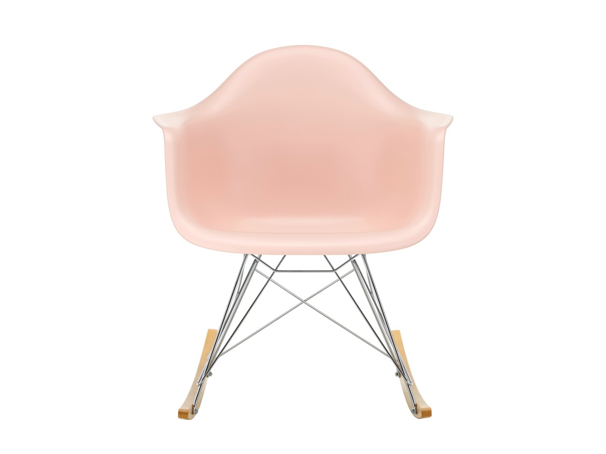 Buy the Vitra RAR Eames Plastic Rocking Chair - Golden Maple Base at ...