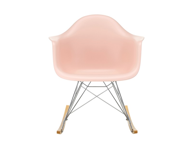 Buy the Vitra RAR Eames Plastic Rocking Chair - Golden Maple Base at ...