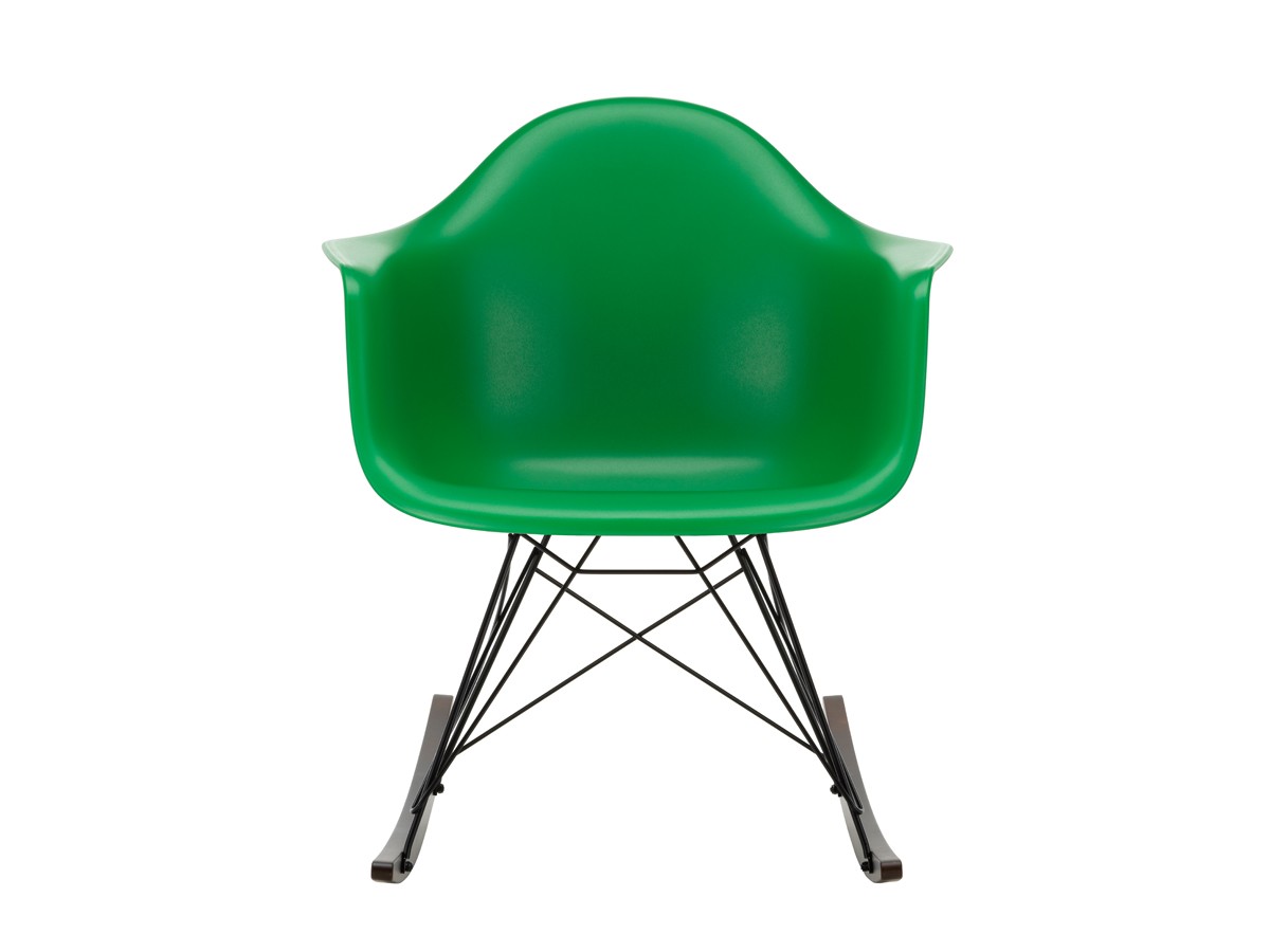 Buy the Vitra RAR Eames Plastic Rocking Chair - Dark Maple Base at nest ...