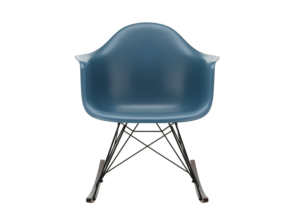 Buy the Vitra RAR Eames Plastic Rocking Chair - Dark Maple Base at nest ...