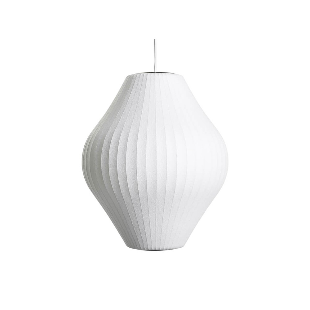 Buy the Herman Miller George Nelson Bubble Pear Pendant Lamp at nest.co.uk