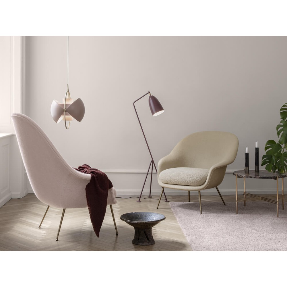 Buy the Gubi Bat Lounge Chair - Low Back at nest.co.uk