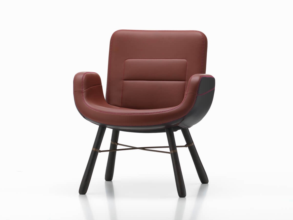 Buy the Vitra East River Chair - Leather at nest.co.uk
