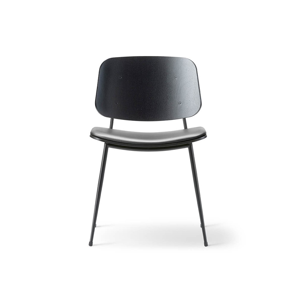 Buy the Fredericia Soborg Chair Seat Upholstered - Steel Frame at nest ...