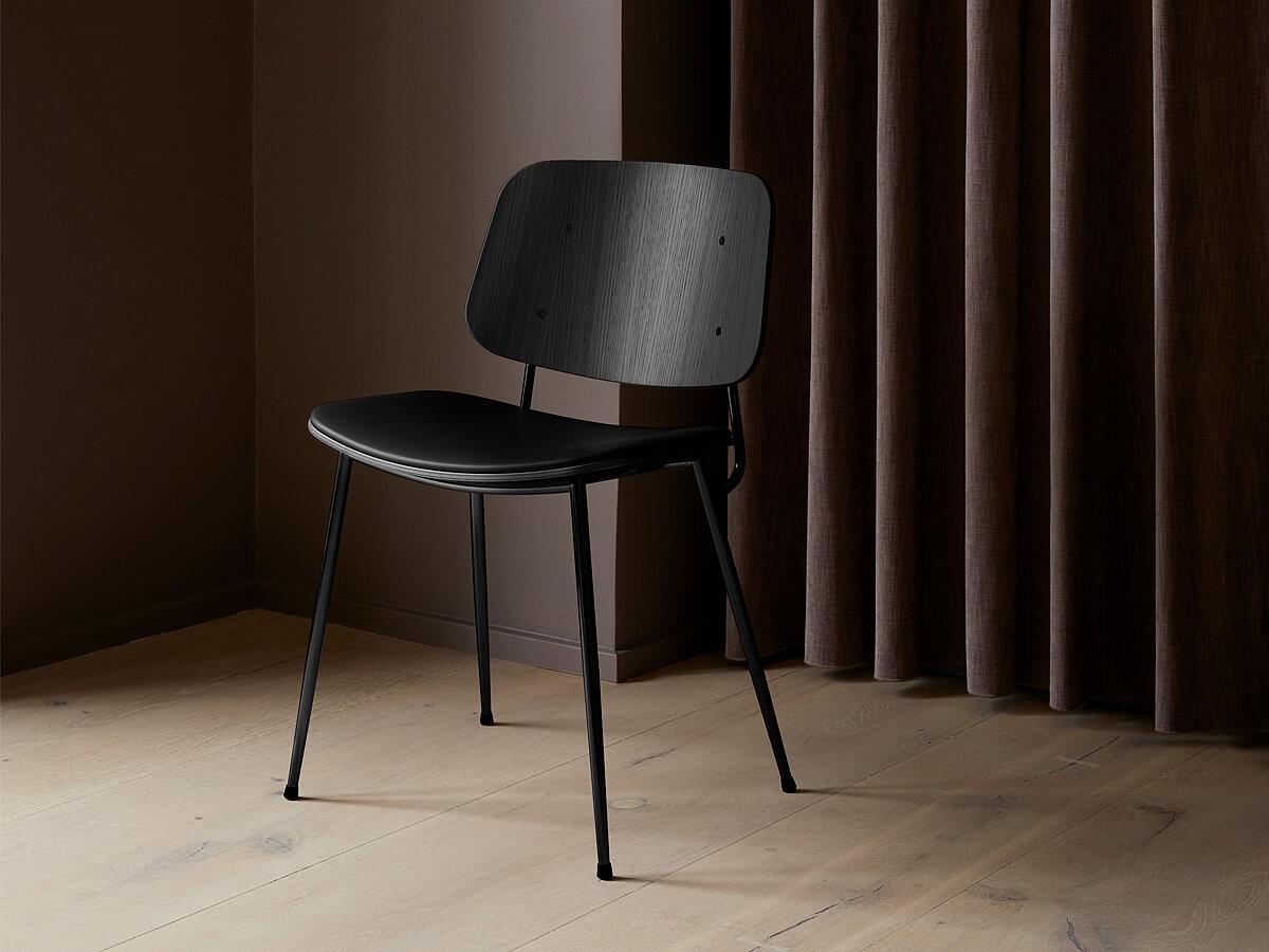 Buy the Fredericia Soborg Chair Seat Upholstered - Steel Frame at nest ...
